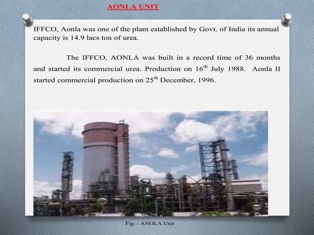 IFFCO Industrial Training ppt | PPTX