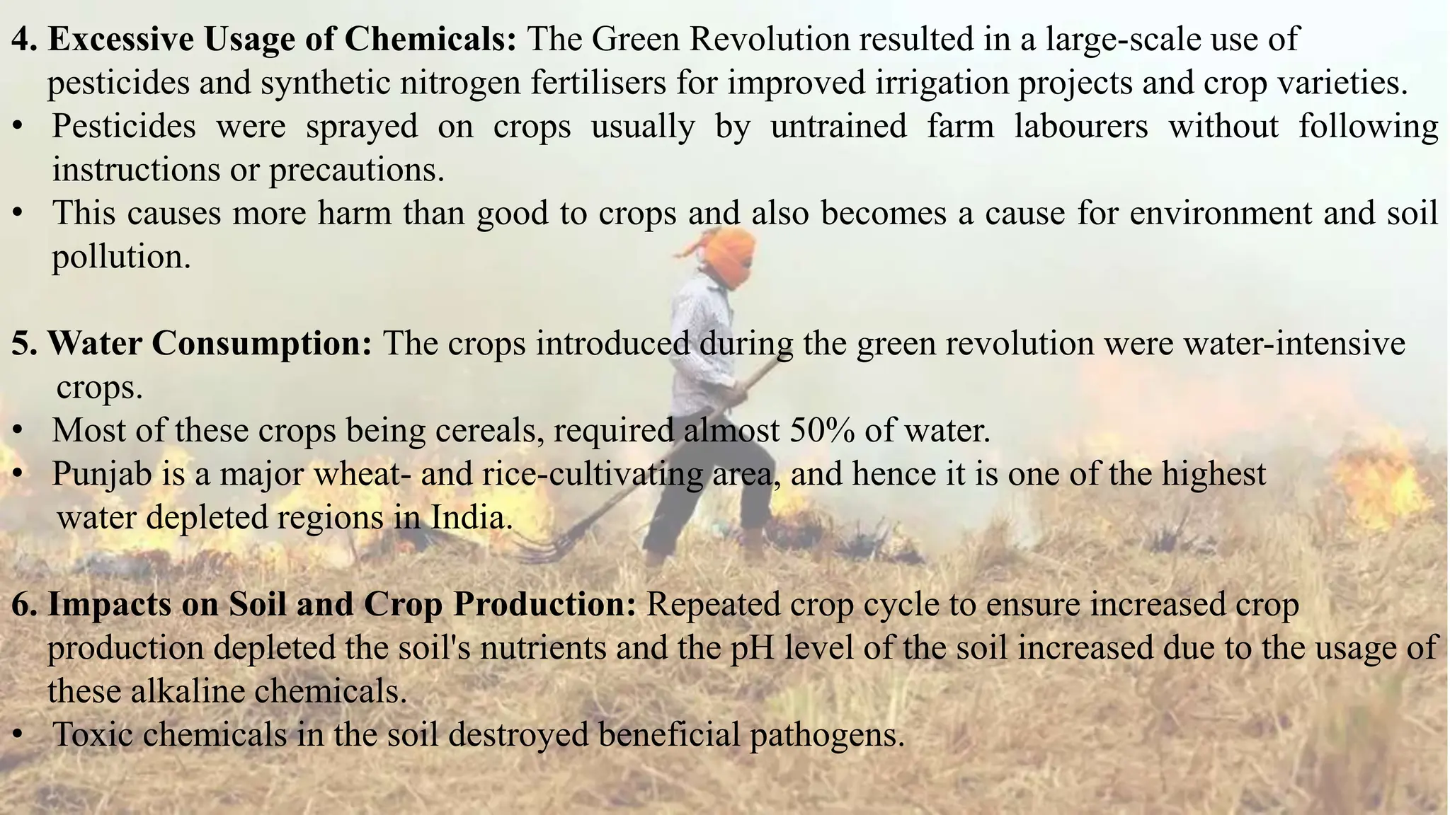 Problems of green revolution and how to overcome it | PPTX