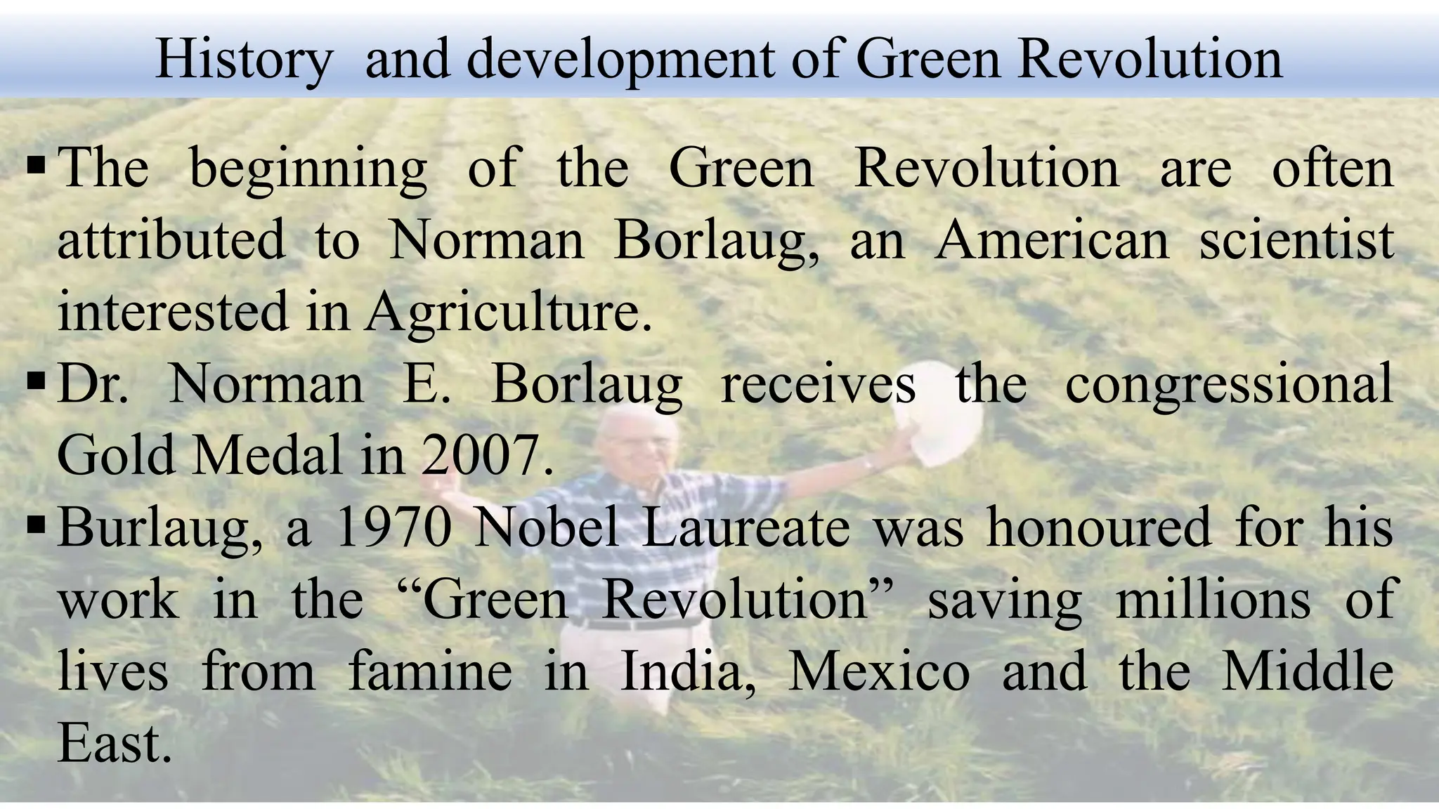 Problems of green revolution and how to overcome it | PPTX