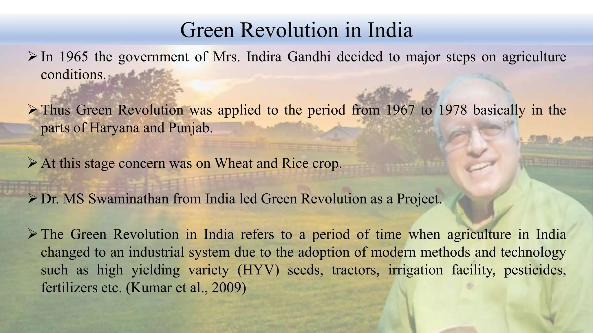Problems of green revolution and how to overcome it | PPTX