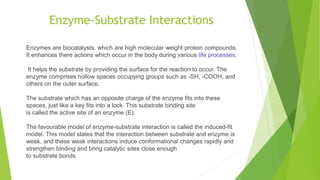 ENZYME , CLASSIFICATION AND THEIR MECHANISM | PPTX