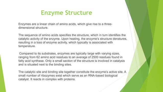 ENZYME , CLASSIFICATION AND THEIR MECHANISM | PPT