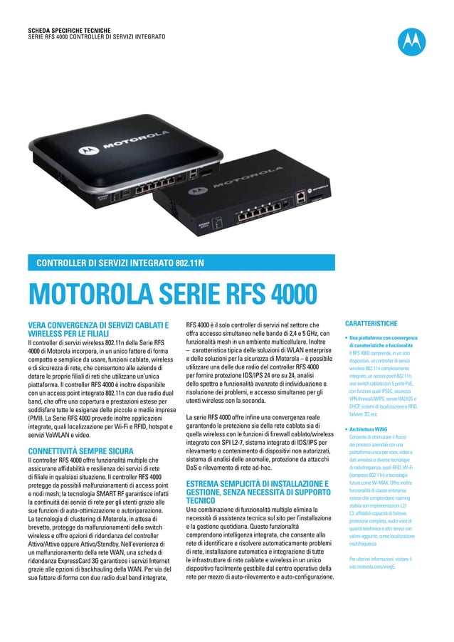 Rfs4000 datasheet | PDF