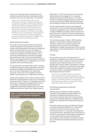 Article - Evaluating emergency management after an event: gaps and ...