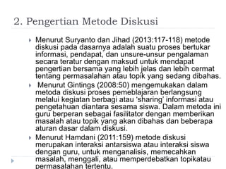 20 metode pembelajaran dengan langkah dan kelebihan & kekurangannya | PPTX