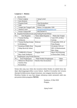 Contoh Tugas Bisnis Plan / Proposal PKM | PDF