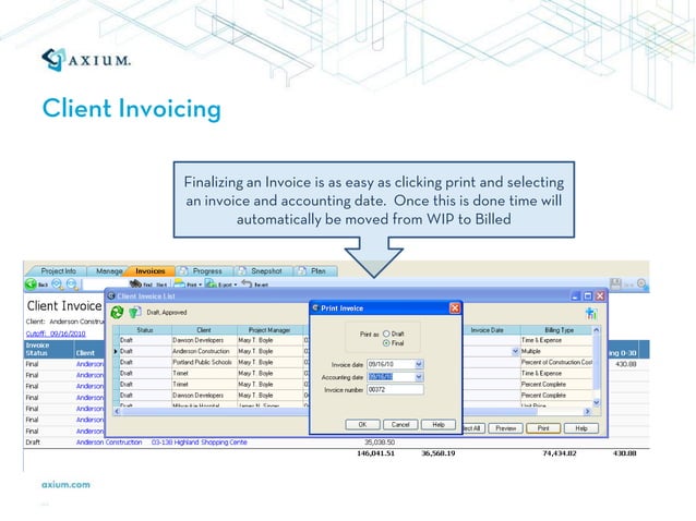 Ajera Screenshots | PPT