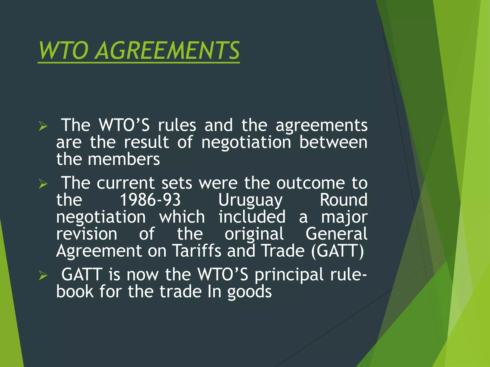 wto(world trade organization) | PPTX