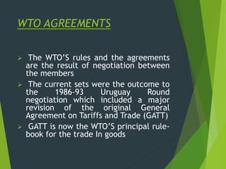 wto(world trade organization) | PPTX