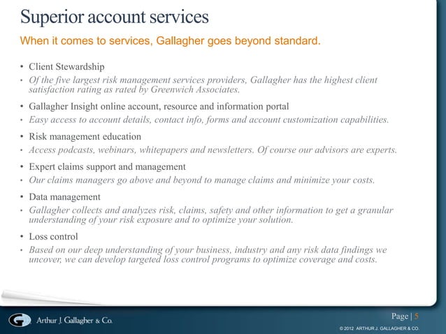 Why Gallagher? | PPTX