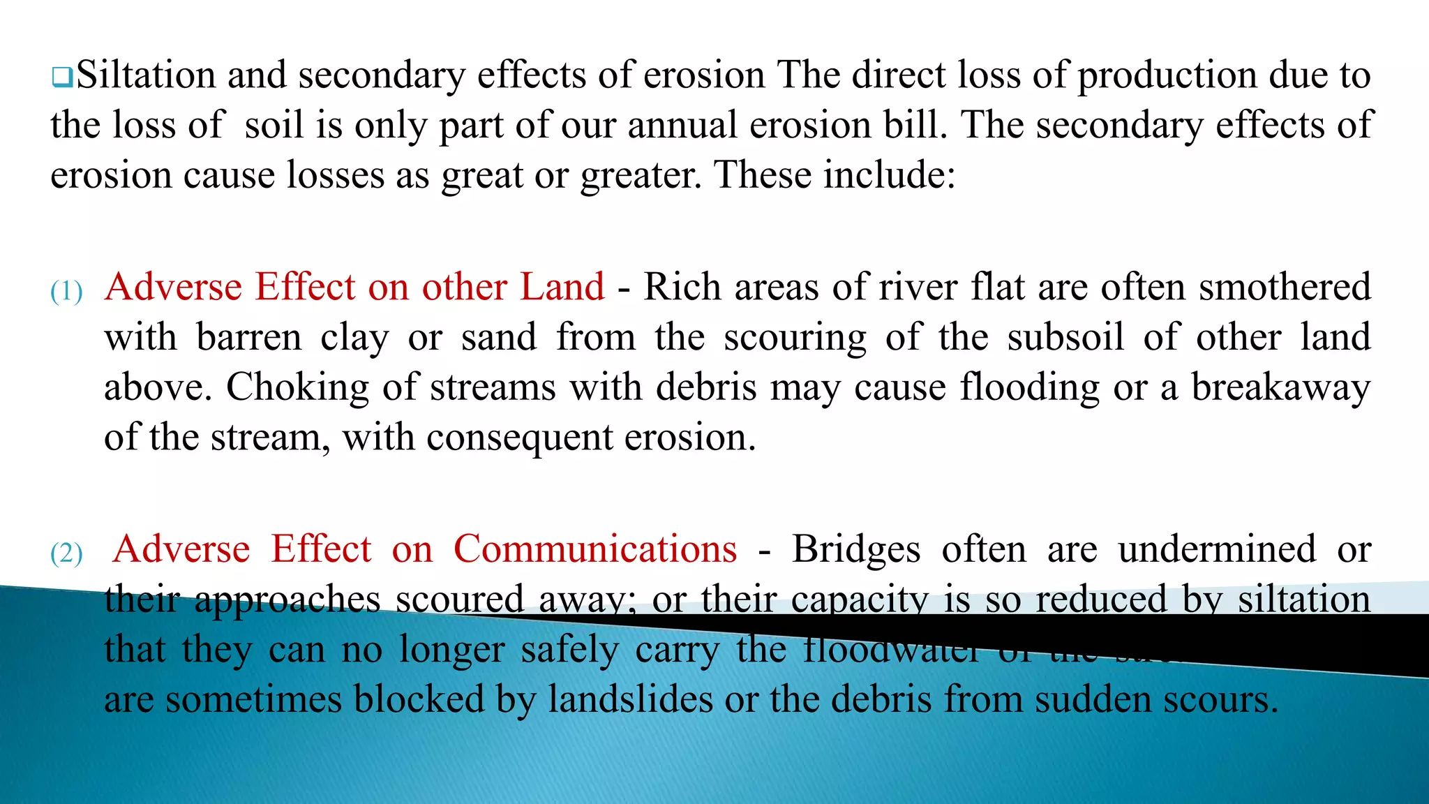 reservoir siltation and desiltation | PPTX | Water Services | Home ...