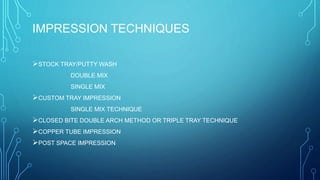 impressions in fpd | PPTX