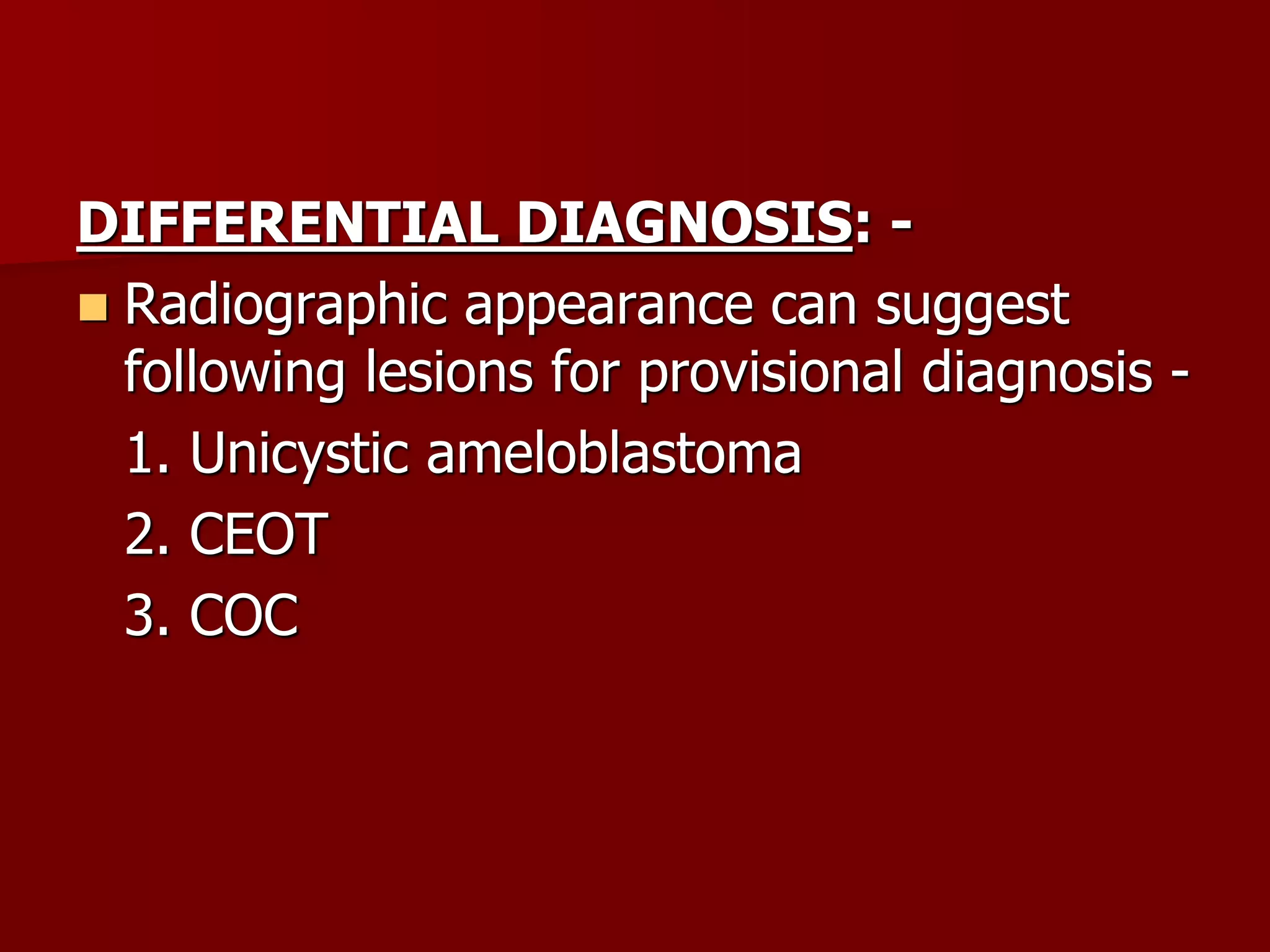 BENIGN ODONTOGENIC TUMORS IN ORAL CAVITTY | PPTX