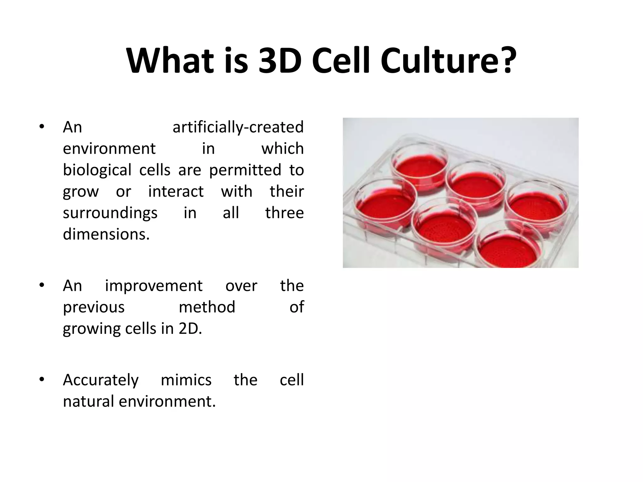 3D cell cultures | PPTX