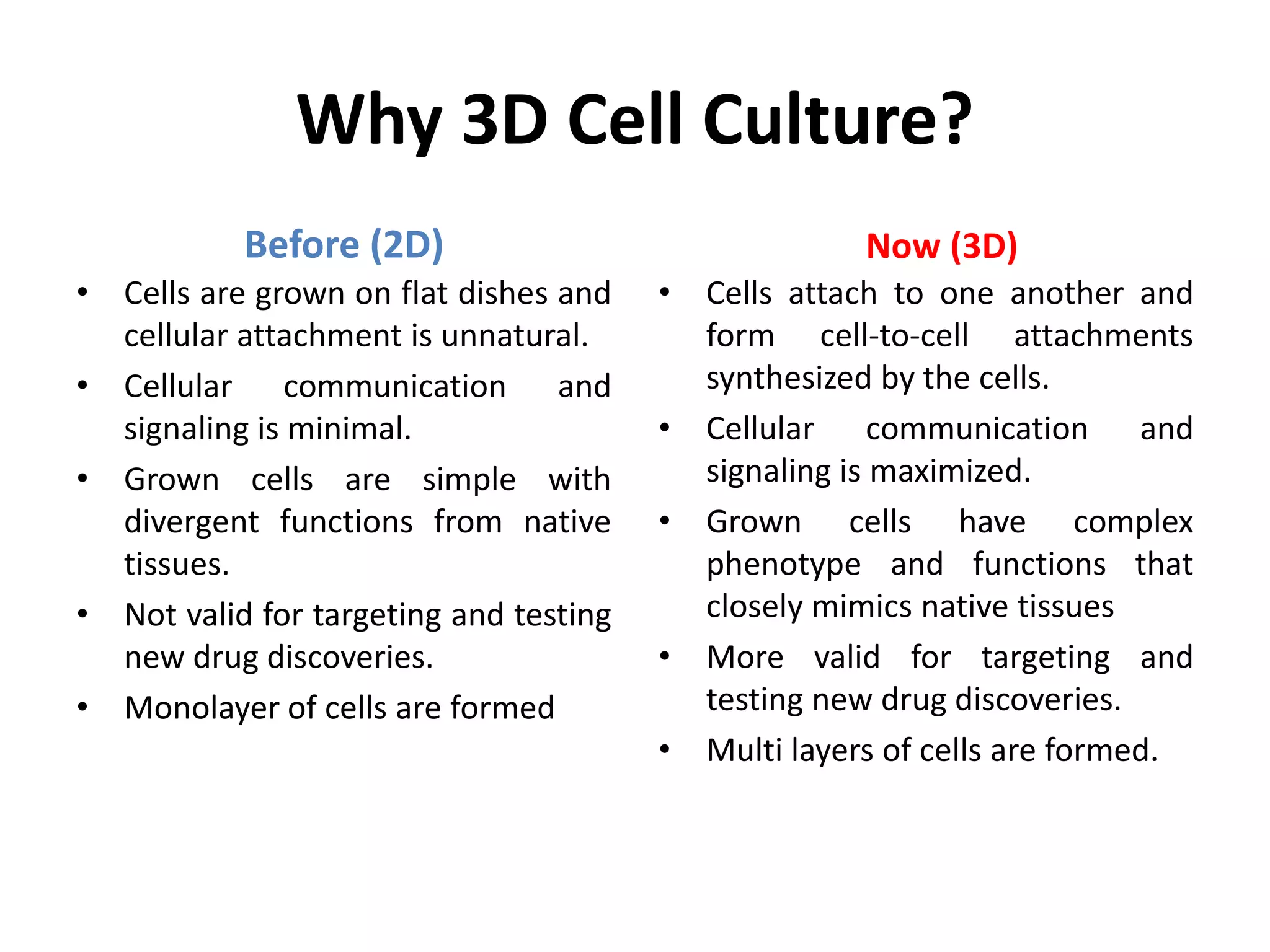 3D cell cultures | PPTX