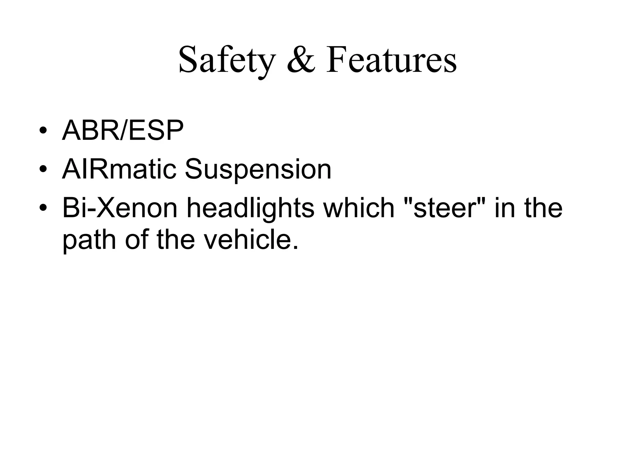 model survey of mercedes benz | PPT