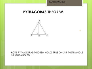 pythagoras theorem | PPTX