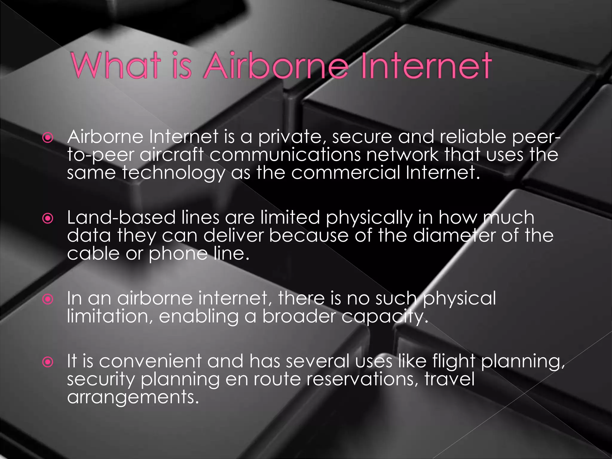 Airborne Internet | PPTX