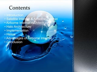 Airborne Internet | PPTX