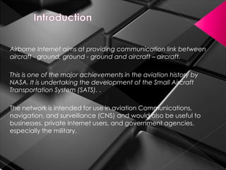 Airborne Internet | PPTX