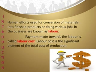 labour cost control | PPTX