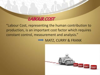 labour cost control | PPTX
