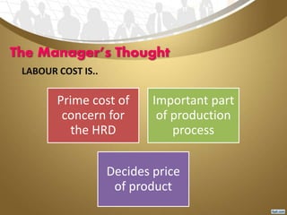 labour cost control | PPTX
