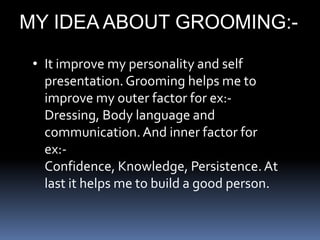 Grooming presentation | PPT