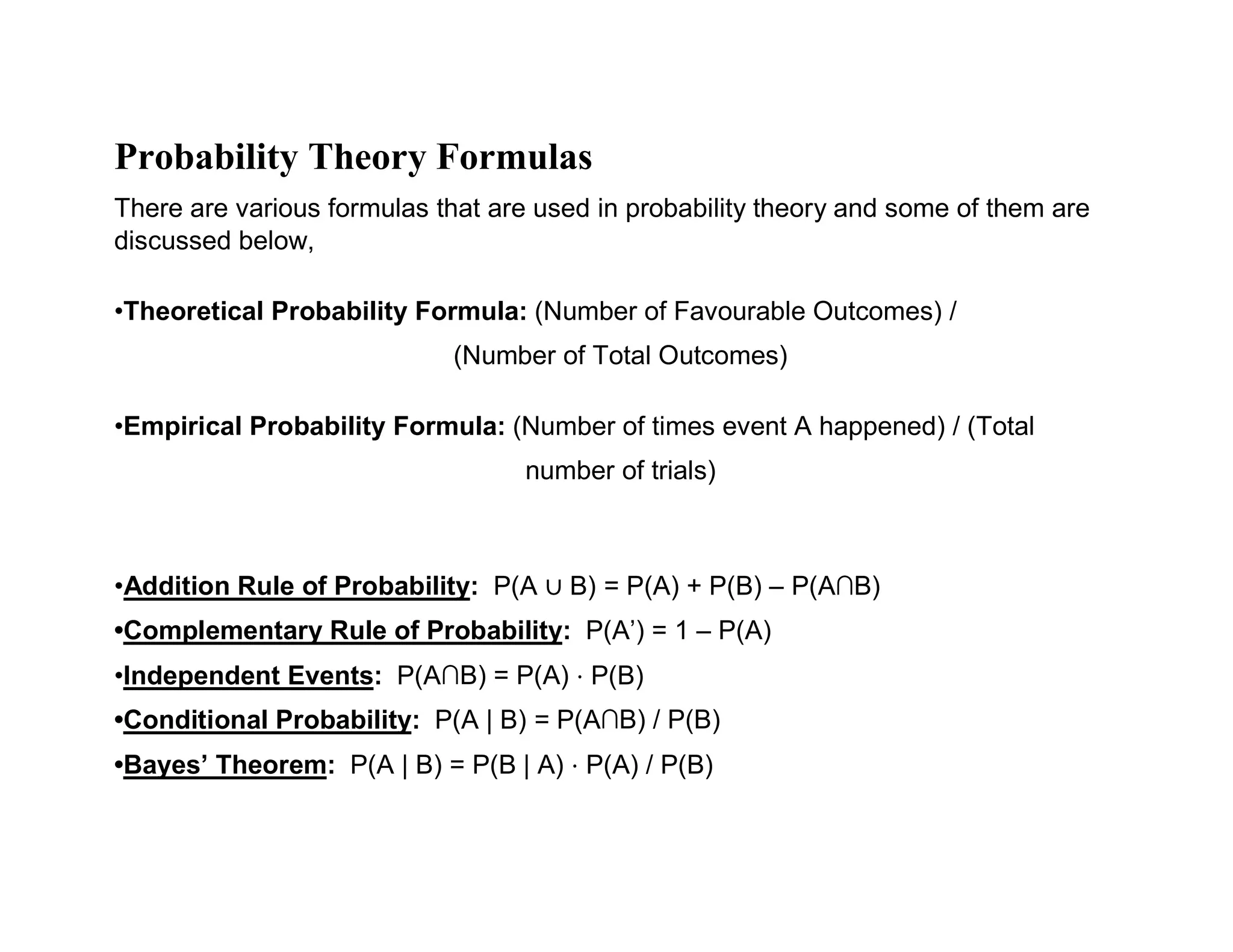 Probability theory | PDF