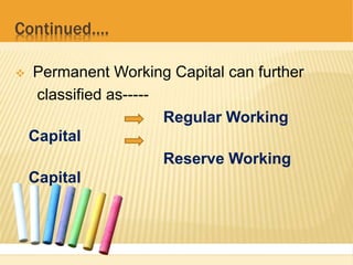 working capital | PPT