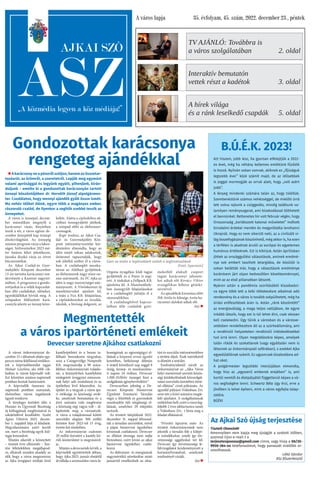 Ajkai Szó 2022. december 23. | PDF