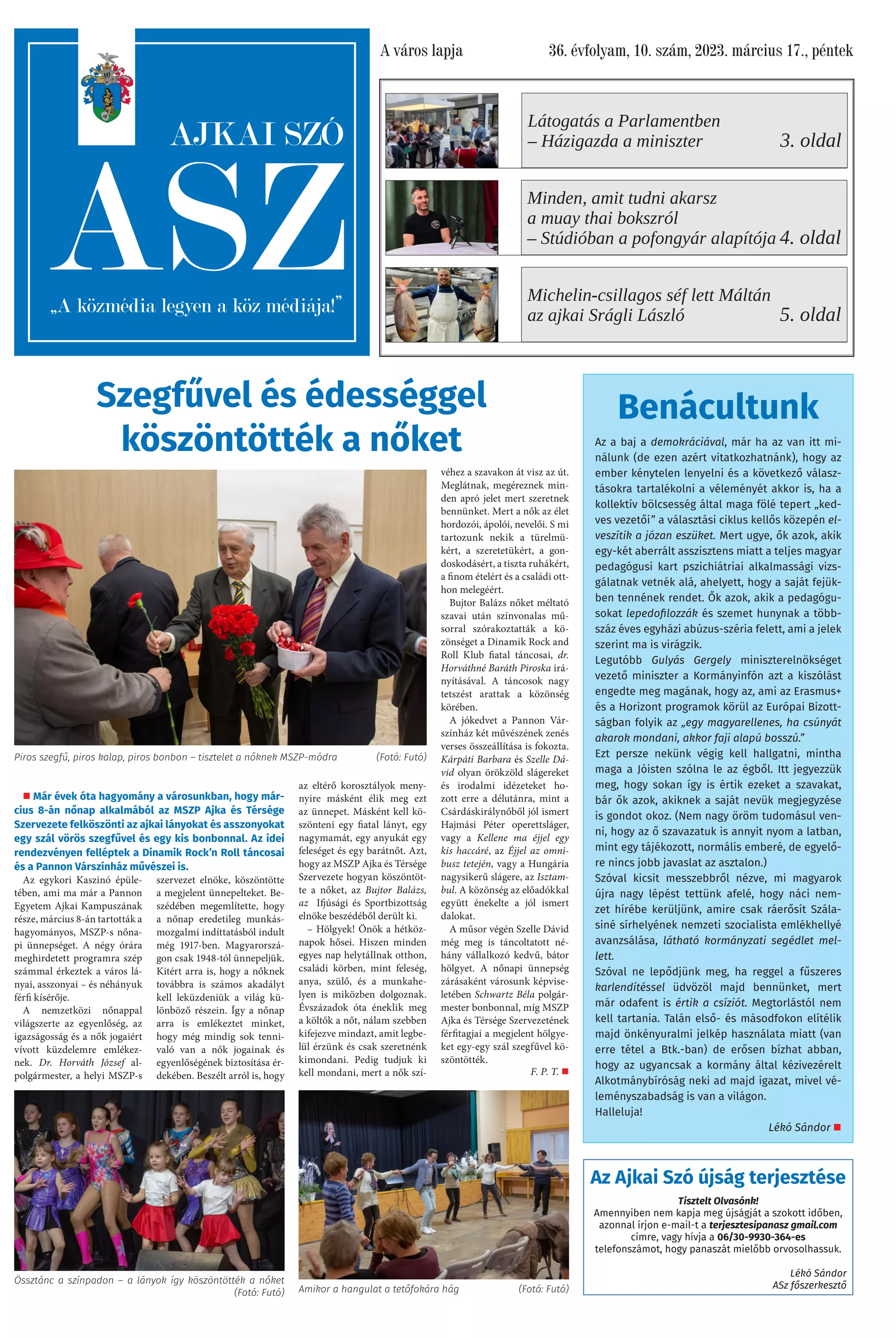 Ajkai Szó 2023. március 17. | PDF