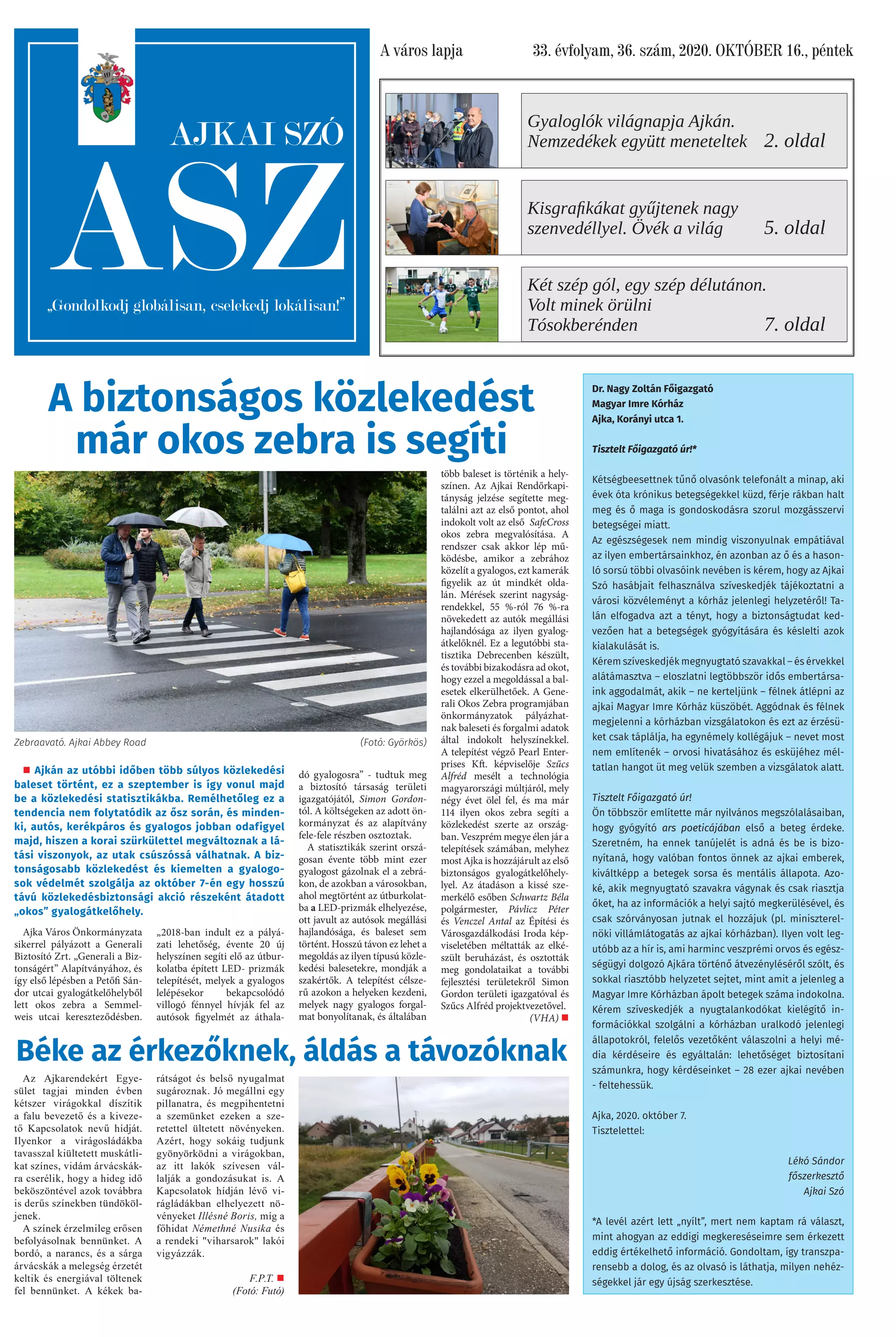 Ajkai Szó 2020.október 16. | PDF