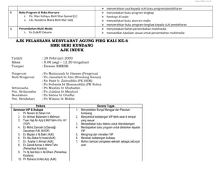 Ajk pelaksana mesyuarat agung pibg kali ke 43 | DOC