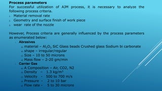 Ajm(Abrasive jet machining) | PPTX