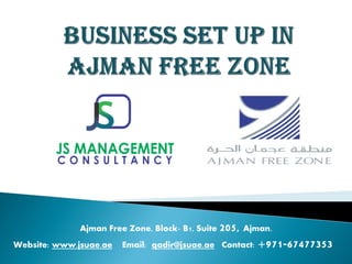 Ajman free zone Business setup | PDF