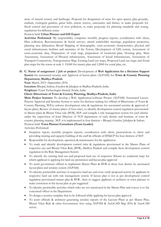 Ajmer singh CV- Urban Planner & GIS expert | PDF