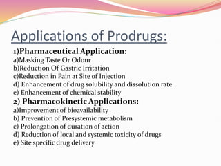 Pro Drug: Basic concepts and Applications | PPTX