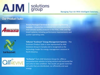 AJM Solutions Group - Product Suite | PPTX