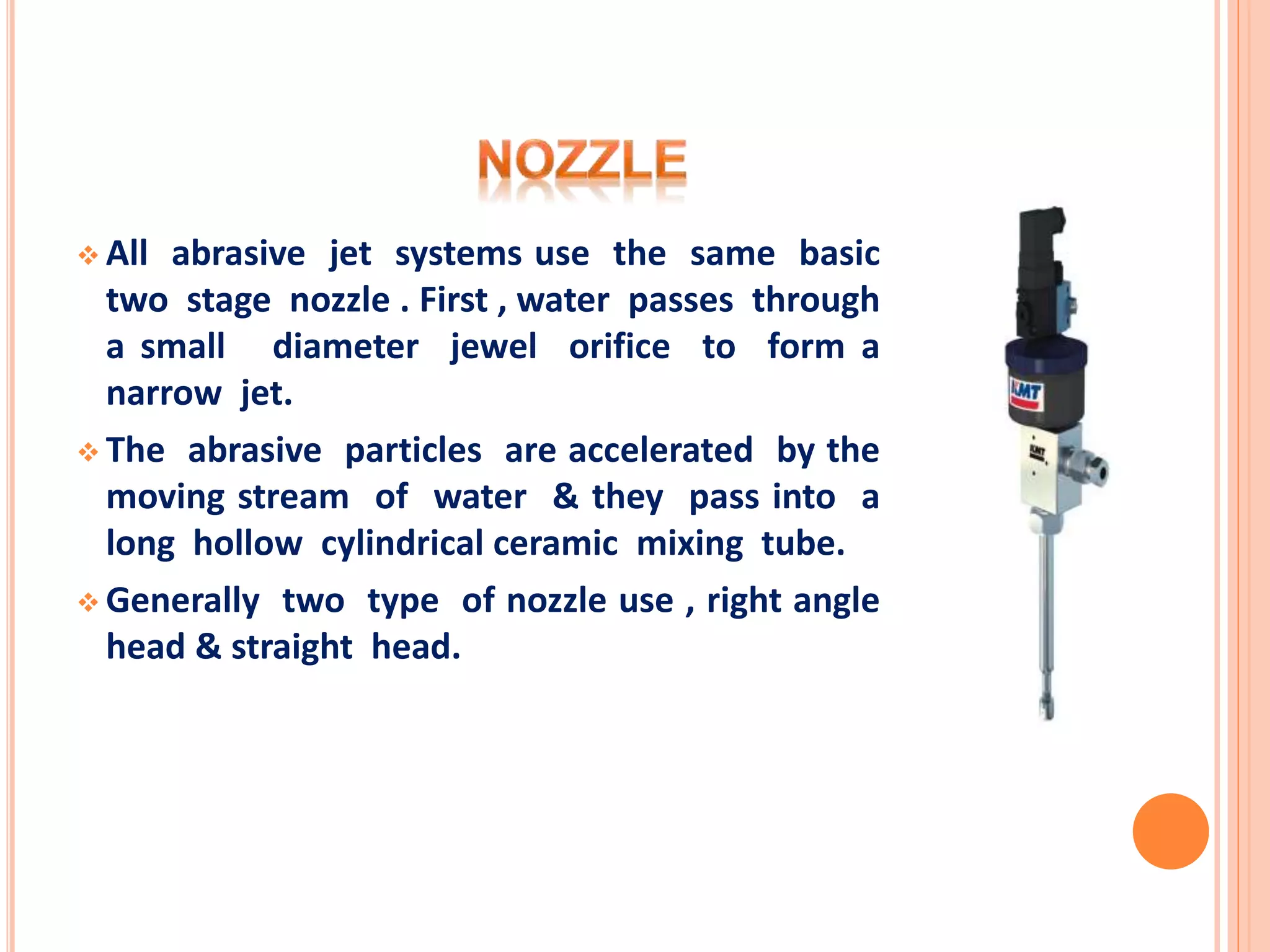 Abrasive Jet machine (AJM) | PPTX