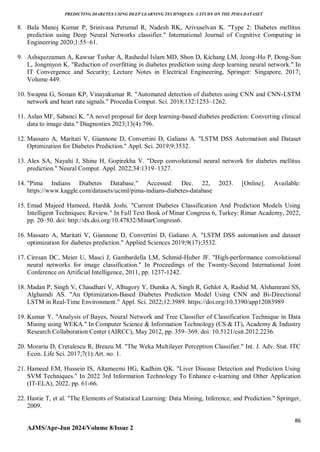 PREDICTING DIABETES USING DEEP LEARNING TECHNIQUES: A STUDY ON THE PIMA ...