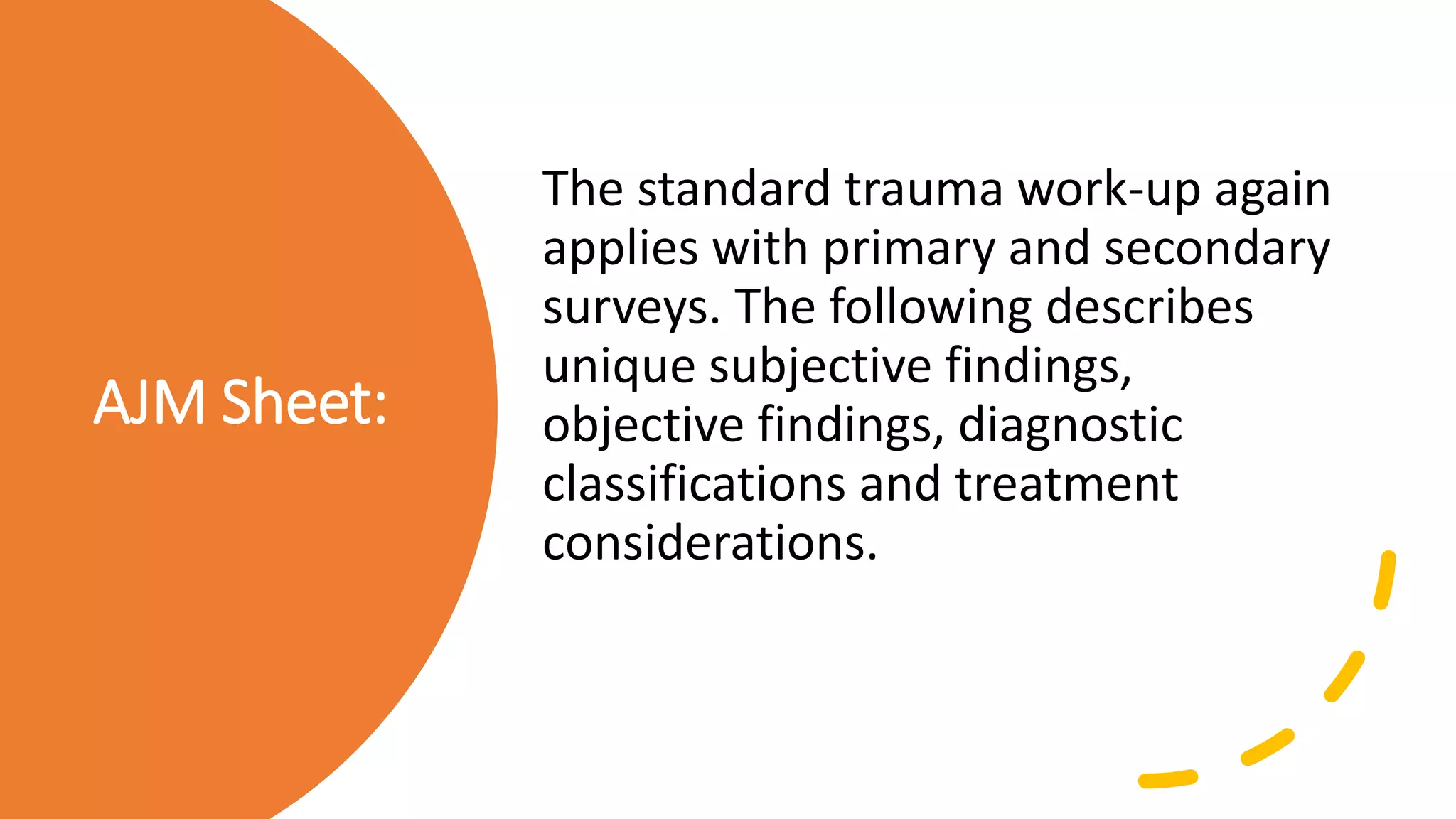 AJM Sheet: Calc Fracture | PPTX