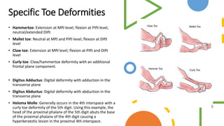AJM Sheet: Digital Deformity Work-up | PPTX
