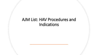 AJM SHEET HAV WORK-UP | PPT