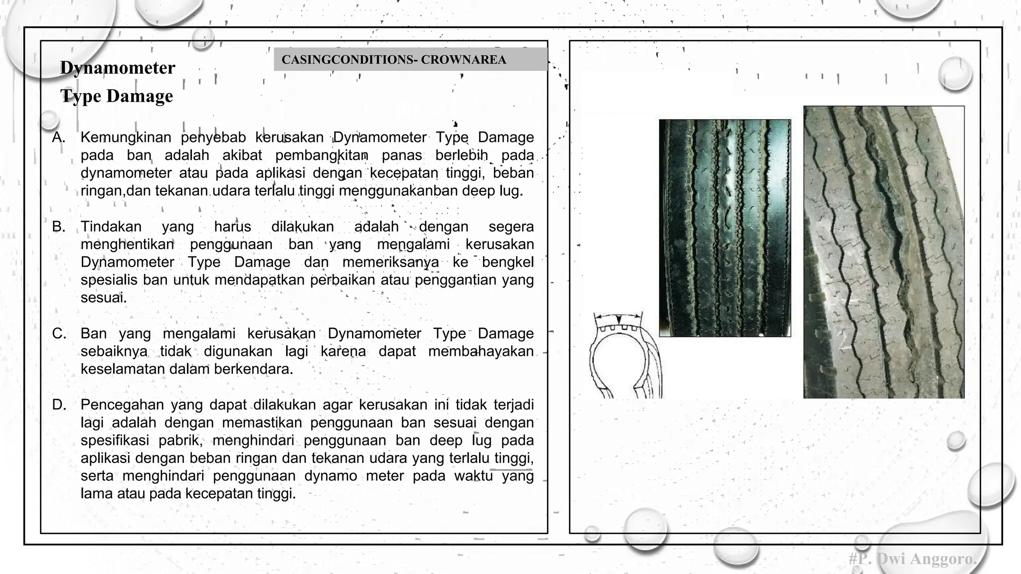 Penanganan ban dan limbah ban, perawatan dan pemanfaatan | PPT