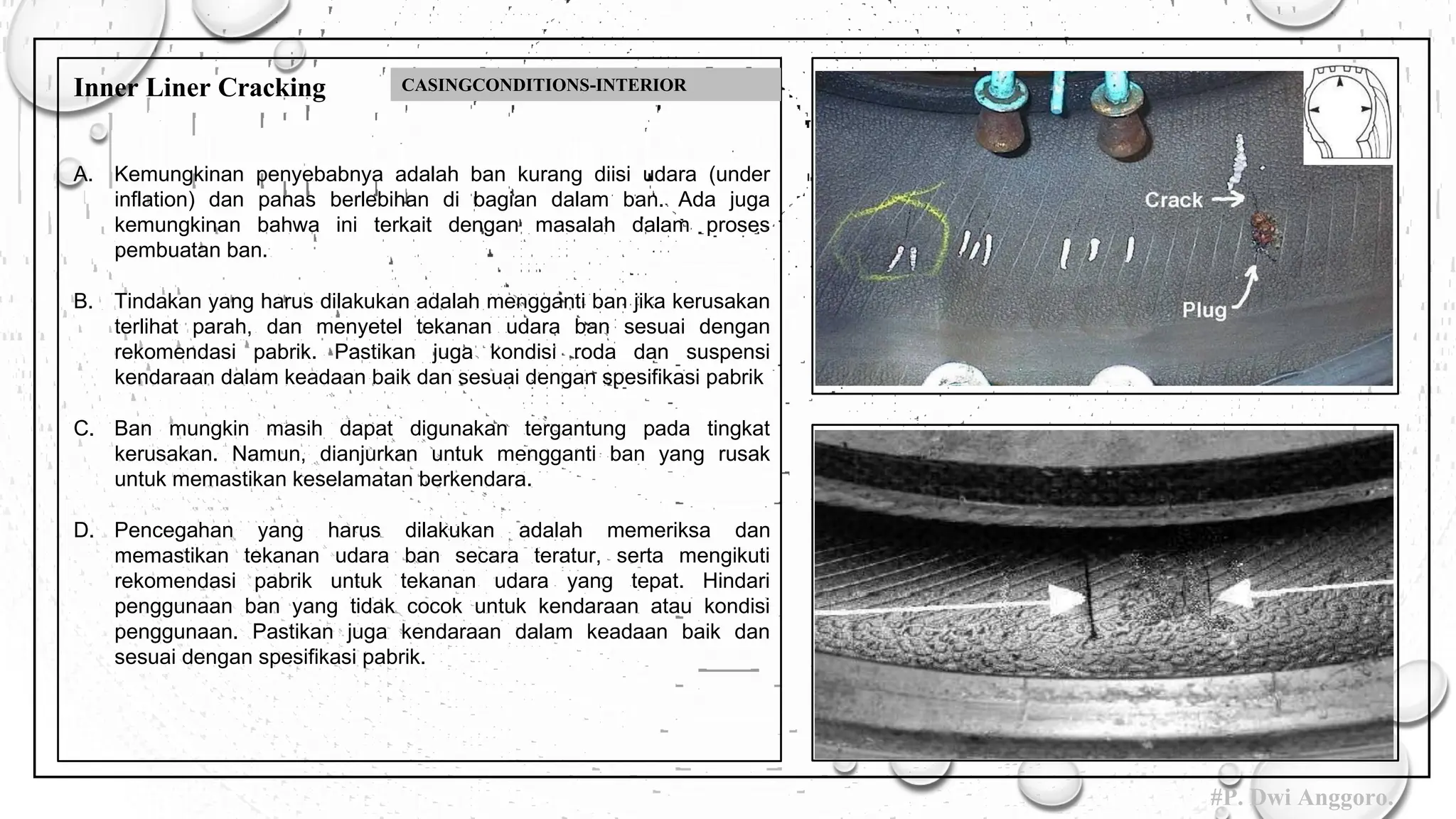 Penanganan ban dan limbah ban, perawatan dan pemanfaatan | PPT