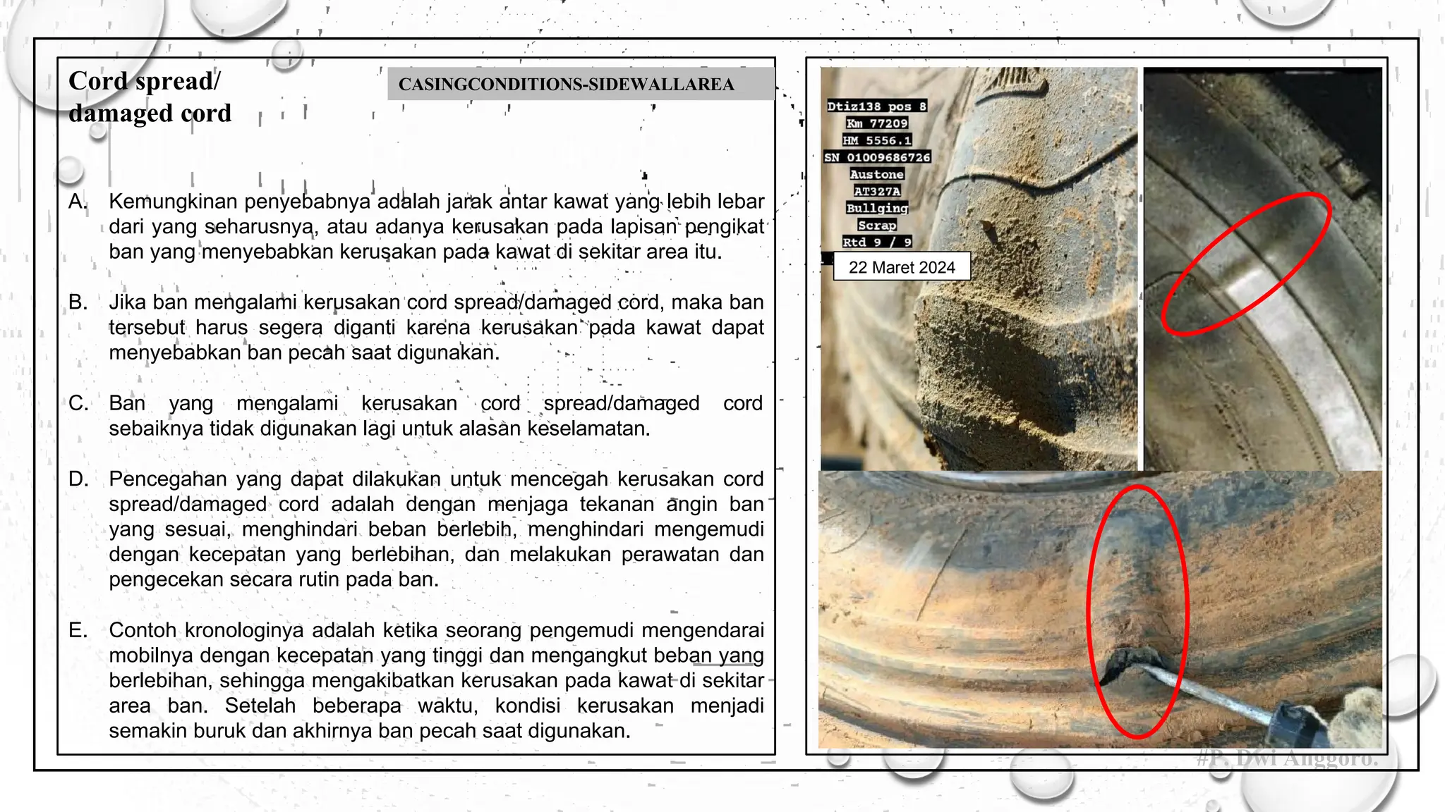Penanganan ban dan limbah ban, perawatan dan pemanfaatan | PPT
