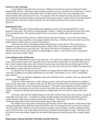 2011-2012 Classroom Management Plan | DOC