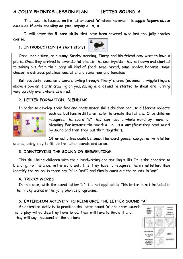 A Jolly Phonics Lesson Plan Letter Sound A a-jolly-phonics-lesson-plan-letter-sound-a