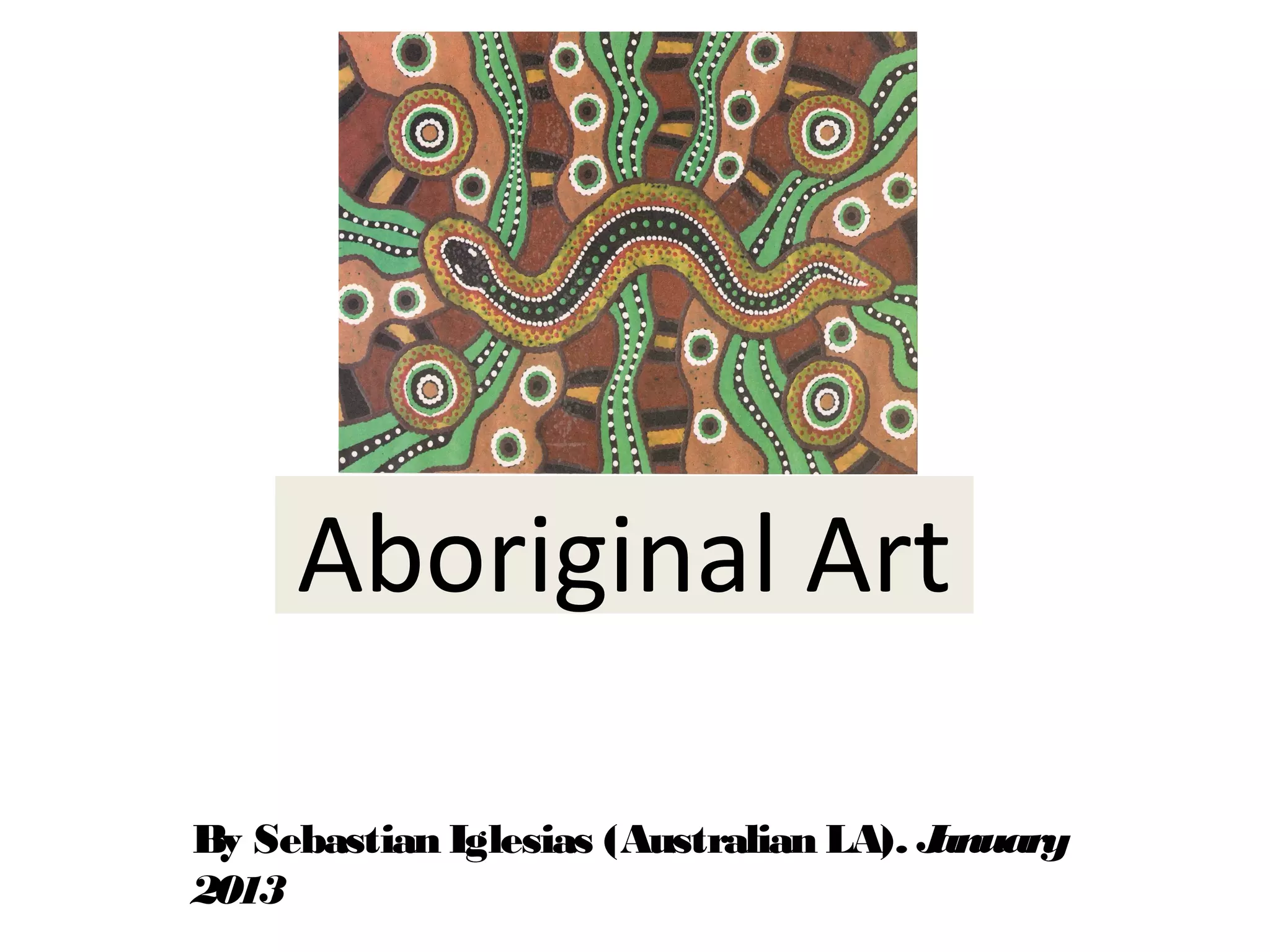 ABORIGINAL ART | PPT